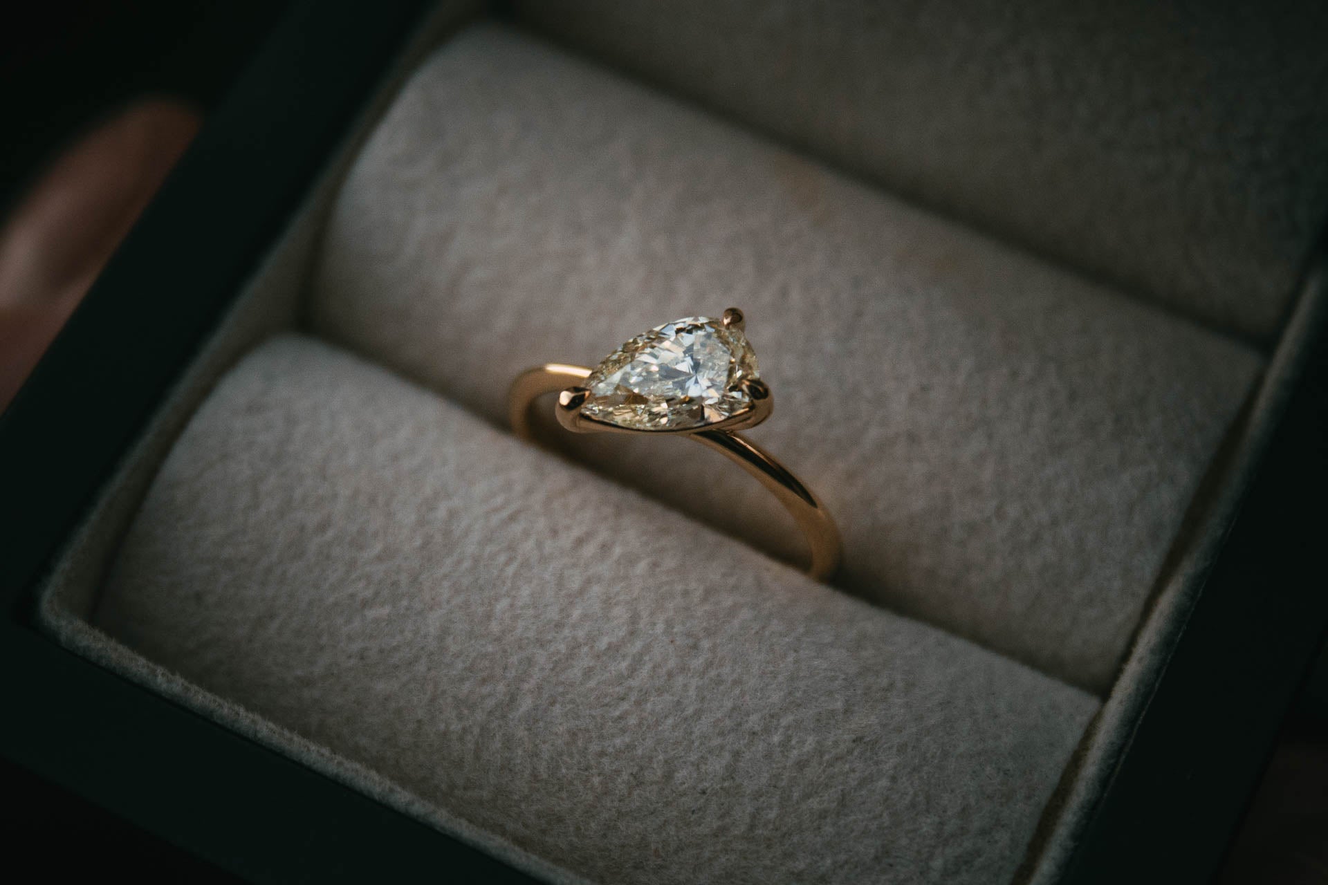 Octagon Teal Sapphire & Diamond Engagement Ring – Moira Patience Fine ...