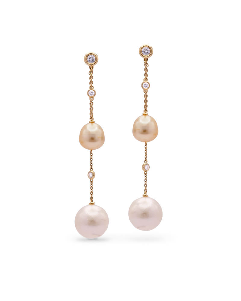 Mara Drop Earrings | South Sea Pearl Earrings | Moira Patience