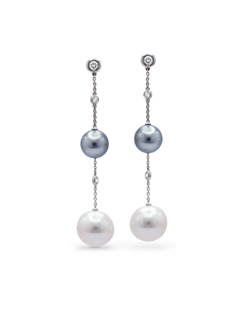 Mara Drop Earrings | Tahitian Pearl Earrings | Moira Patience